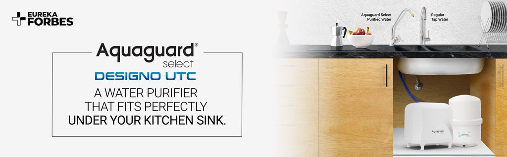 Eureka Forbes Aquaguard Select Designo UTC RO+UV+MTDS Water Purifier ...