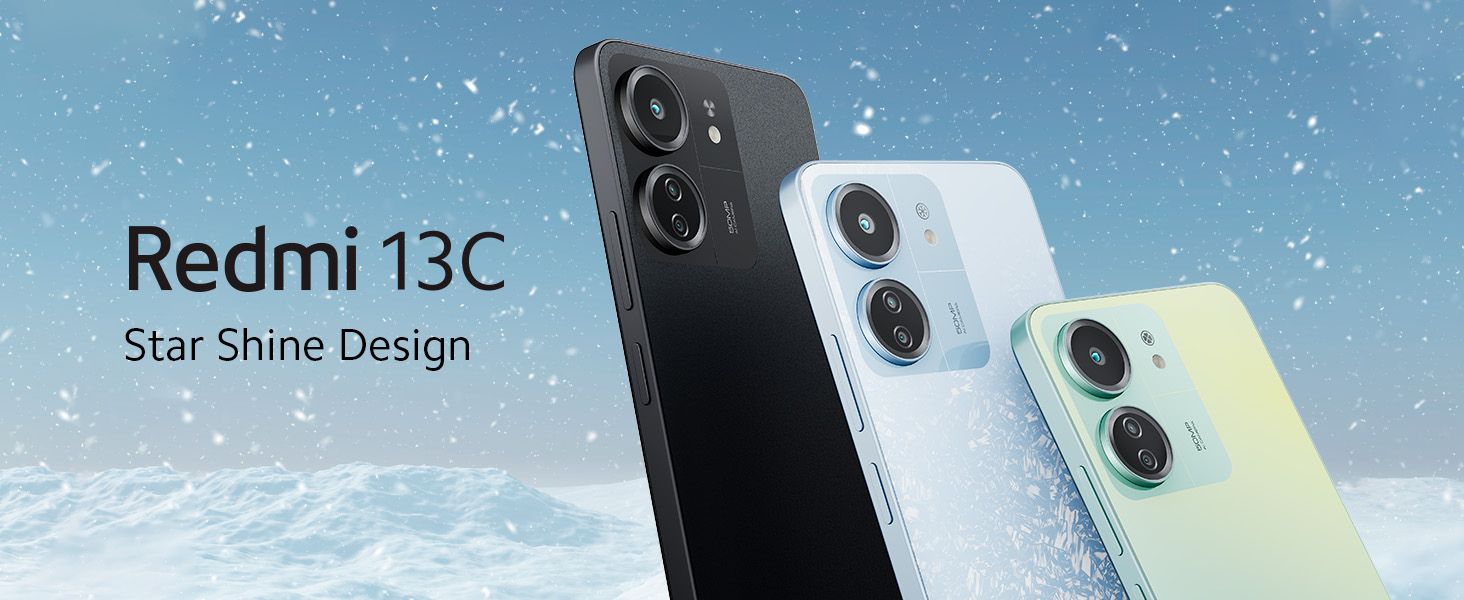 Redmi 13C 4G Dual Sim Smartphone (6GB RAM, 128GB Storage) 6.67 inch ...