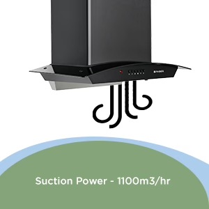 Faber Alpha 60 cm Hood with 1100m3/hr Suction, Filterless, Autoclean ...