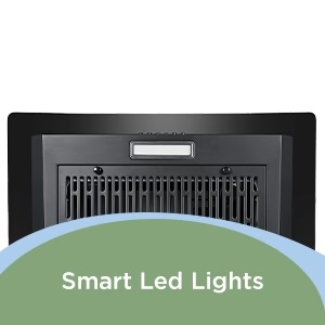 Faber Alpha 60 cm Hood with 1100m3/hr Suction, Filterless, Autoclean ...