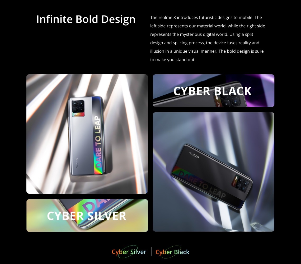 Realme 8 (8 GB RAM, 128 GB Storage, Cyber Silver) Price in India - buy ...