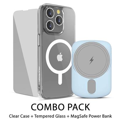 Combo Offer - Muvtech iPhone 15 Pro Max Snapkit (Clear Case & Glass ...